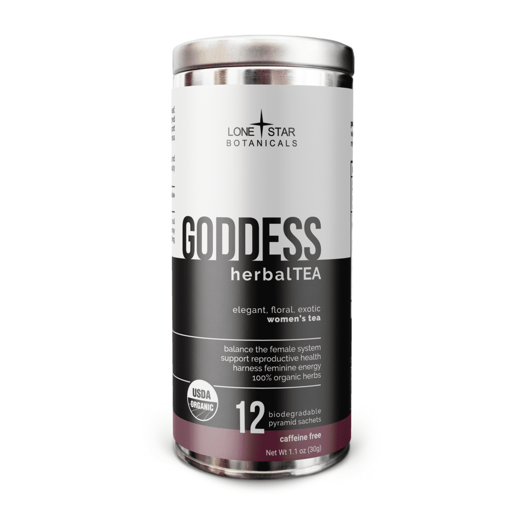 GODDESS (Loose Leaf Tea Blend) – ½ lb - Lone Star Botanicals