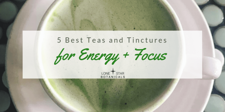 5 Best Teas and Tinctures for Energy and Focus - Lone Star Botanicals
